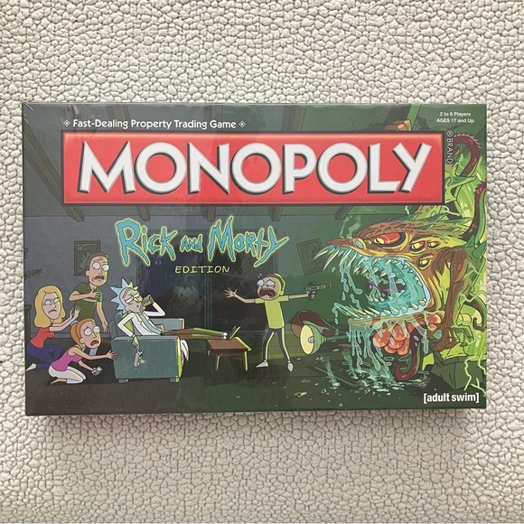 USAopoly | Toys | Monopoly Rick And Morty Board Game Based On The Hit Adult Swim Series | Poshmark